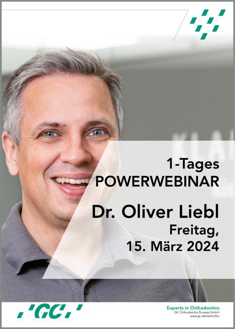 1-Tages - Powerwebinar • Dr. Oliver Liebl | GC Ortho